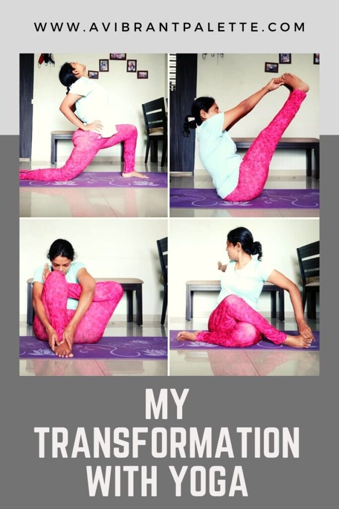 My Transformation with Yoga #InternationalYogaDay - A Vibrant Palette