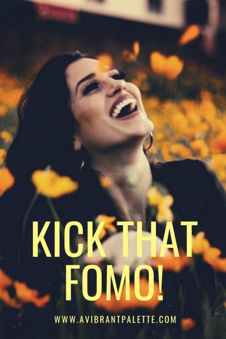 Kick that FOMO! - A Vibrant Palette