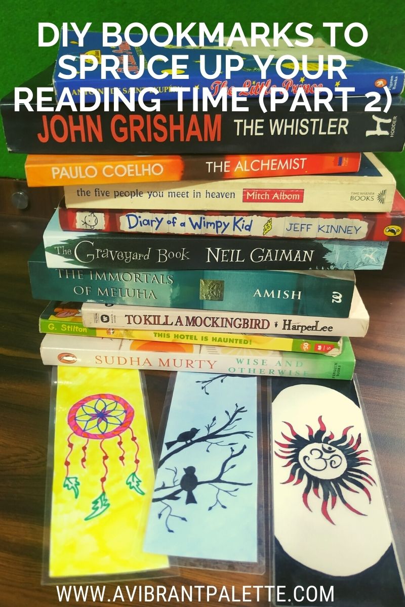DIY Bookmarks to spruce up your reading time (Part 2) - A Vibrant Palette